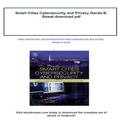 Smart Cities Cybersecurity and Privacy Danda B. Rawat | PDF