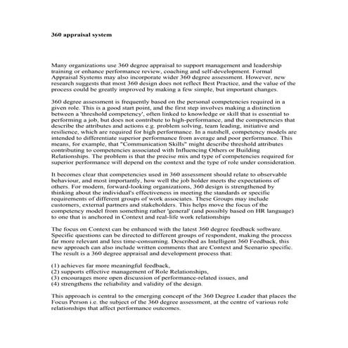 Multi source feedback based performance appraisal system using Fuzzy ...