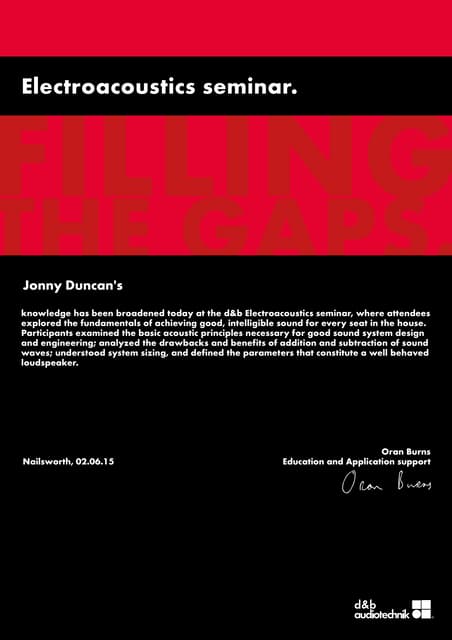 l'acoustics System Fundamentals | PPT