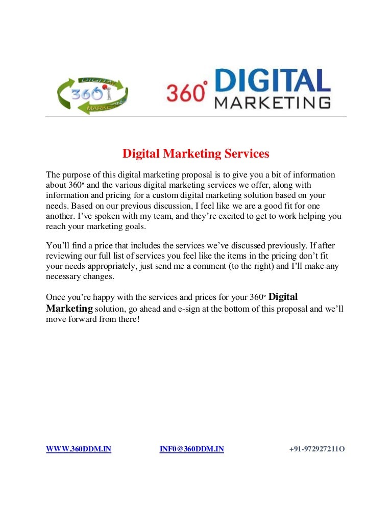 360 Digital Marketing Proposal 360-digital-marketing-proposal