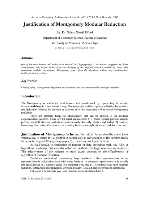 Modular Arithmetic and congruence of integers.ppt | Computing ...
