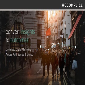 Accomplice - Case Studies | PDF | Marketing and Advertising | Business