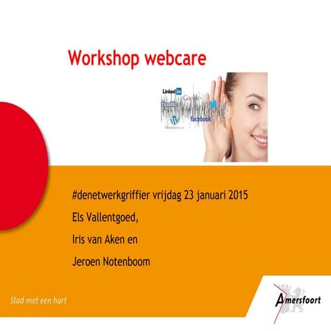 Webcare netwerkgriffier | PPT