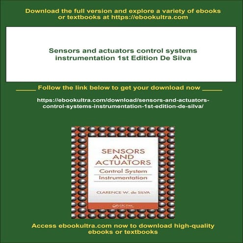 Sensors and actuators control systems instrumentation 1st Edition De ...