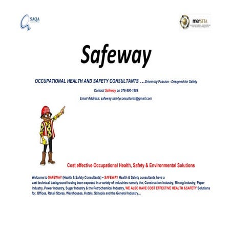 SAFEWAY SAFETY CONSULTANCE - Copy (2) | PDF