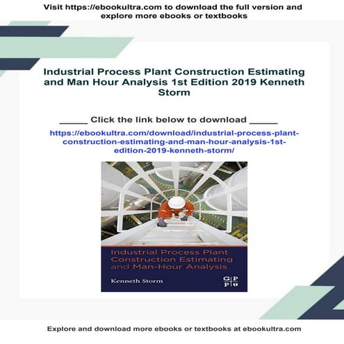 Industrial Process Plant Construction Estimating and Man Hour Analysis ...