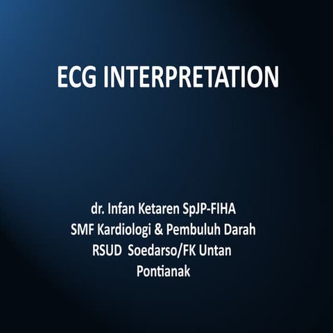 Ecg interpretation | PPT