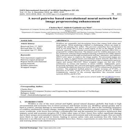 A novel pairwise based convolutional neural network for image preprocessing enhancement | PDF
