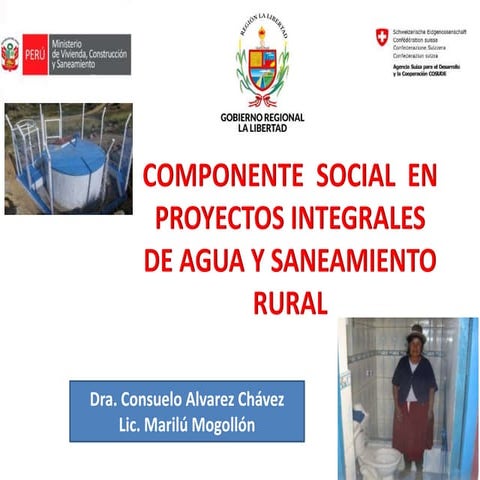 Componente social para Agua y saneamiento | PPTX