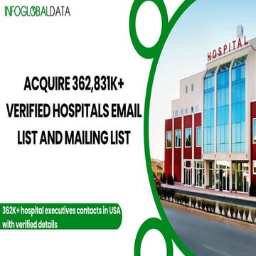 Increase Your Business Revenue with a Hospital Mailing List | PDF | Email | Internet