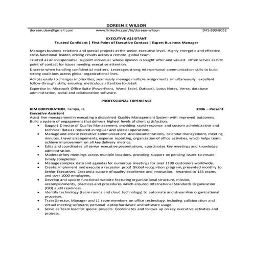 Doreen Wilson Resume Final | DOCX