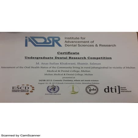 Research Certificate | PDF