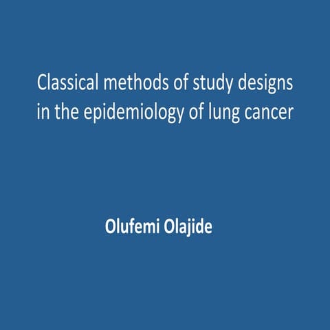 CRUK presentation by Olufemi Olajide | PDF