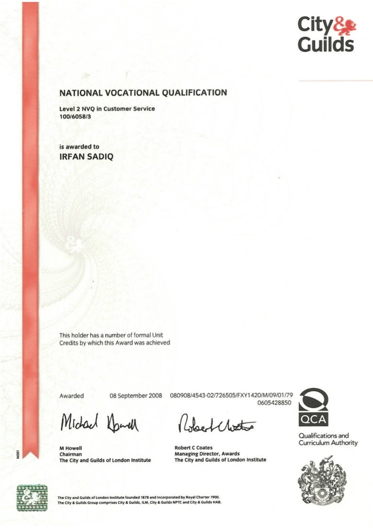 NVQ Level 2 Customer Service nvq-level-2-customer-service