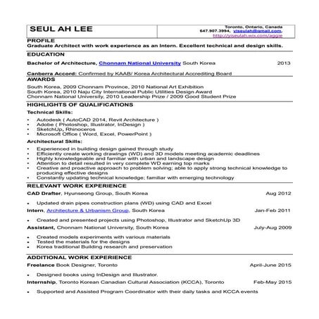 Resume_Seulah Yi(Design)v2 | PDF