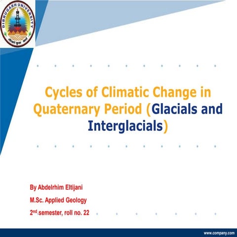 Cycles of climatic changes | PDF