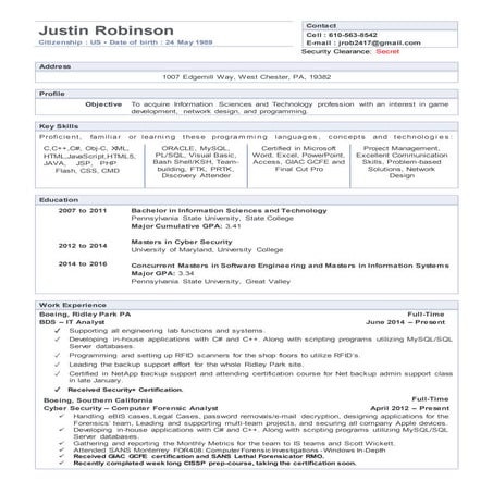 JR_Resume | DOCX | Programming Languages | Computing