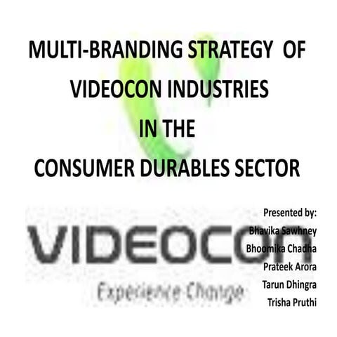 36631807 pm-videocon-case | PPTX