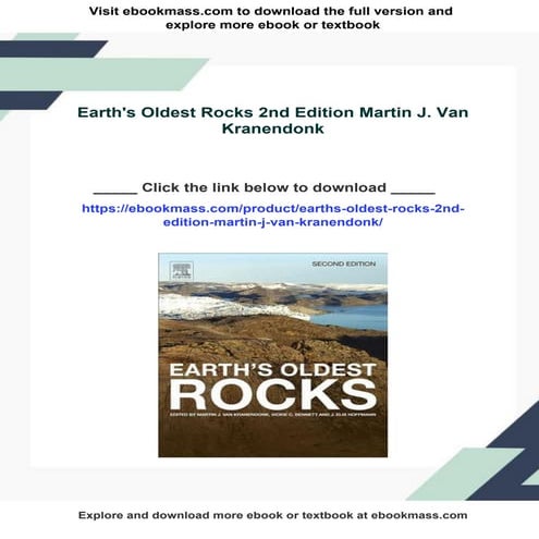 Earth's Oldest Rocks 2nd Edition Martin J. Van Kranendonk | PDF