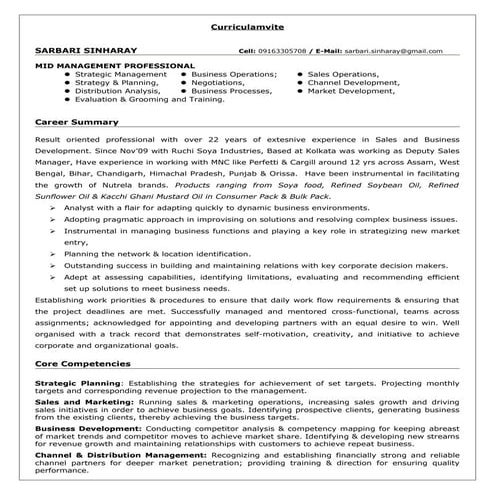 CV- Sarbari- Ruchi | DOC