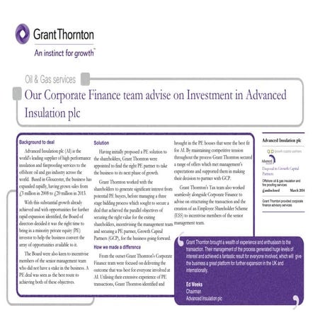 Advanced Insulation Deal Flyer | PDF