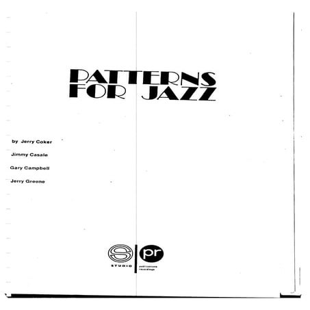 Patterns of Jazz | PDF