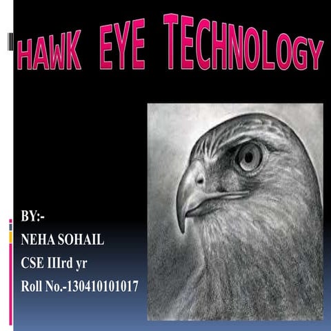 HAWK EYE TECHNOLOGY | PPTX