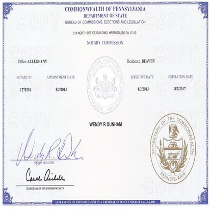 Notary License | PDF