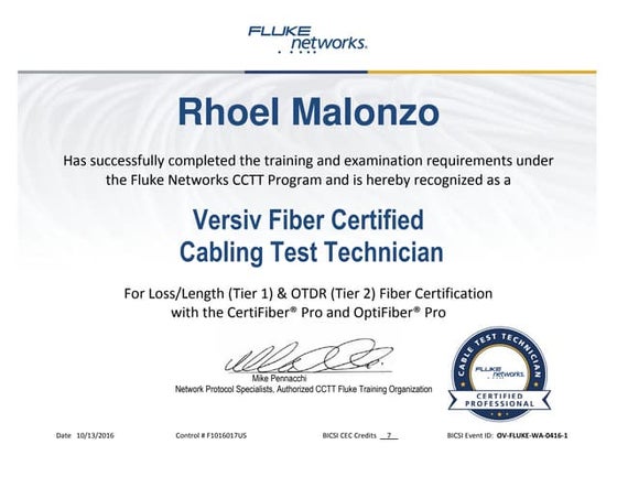 LTE CNF Certificate | PDF