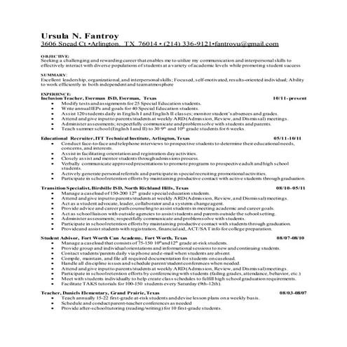 uf resume 6-14-15 | PDF