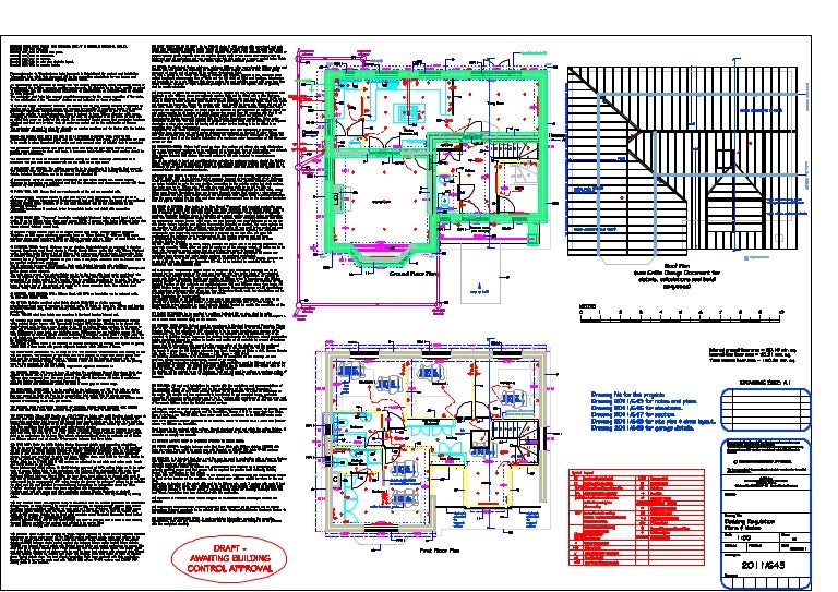 Building Regulation Notes & Plans For New Dwelling