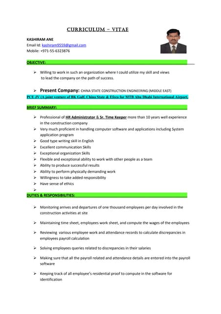 Zaid Khatib CV (rev 01) | PDF