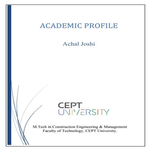 ACHAL_JOSHI_Academic_Profile | PDF