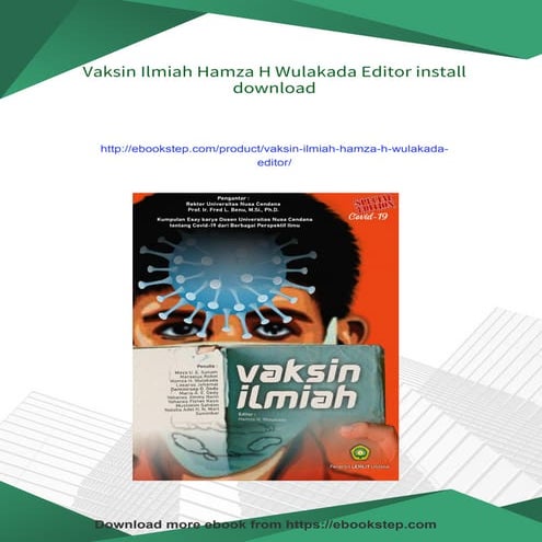 Download full ebook of Vaksin Ilmiah Hamza H Wulakada Editor instant download pdf | PDF