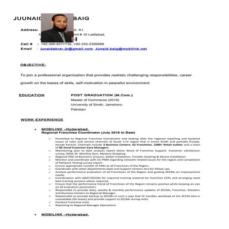 Resume_Junaid_Baig | PDF