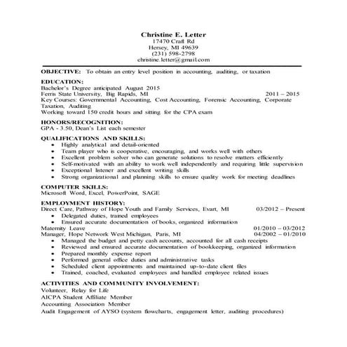 Active Resume | DOCX
