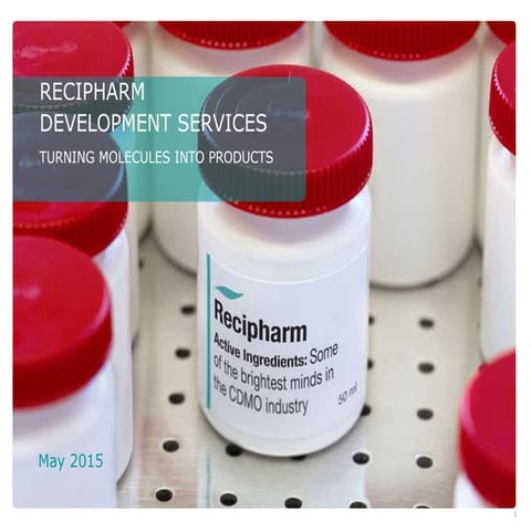 Recipharm Development Services May 2015 | PPTX