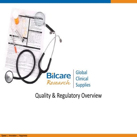 Bilcare_GCS Quality and Regulatory Overiew | PDF