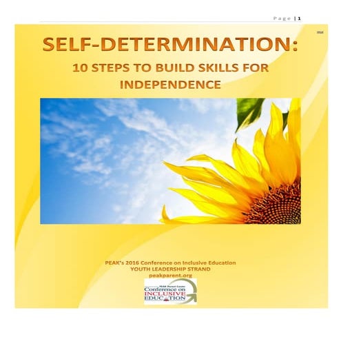 Self determination presentation | PPTX