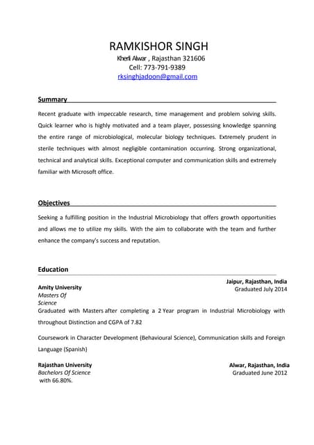 Sridhar Resume | PDF