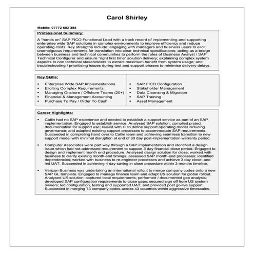 Zymon John C Guanzon CV | DOCX