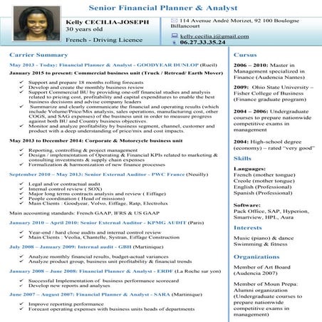 CV Kelly Cecilia ( English) | PDF