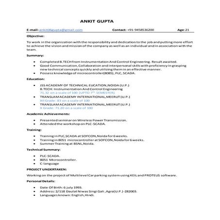 ankit resume | DOCX | Computer Software and Applications | Computing