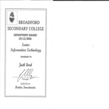 VCE - Information Technology Award | PDF