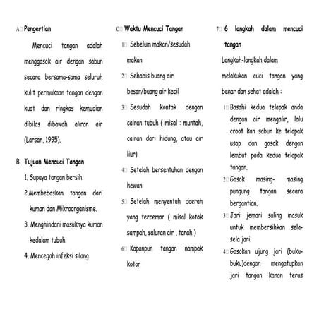 Leaflet Hand Hygiene Rtf