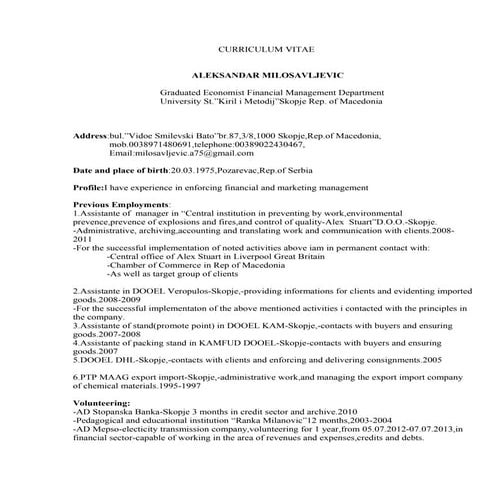 ANDREEA IOANA COZA CV UPDATE | DOC