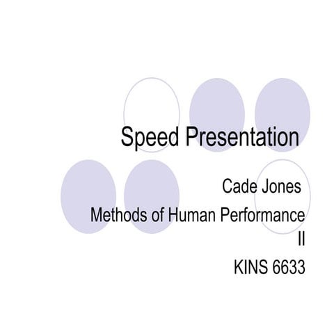 Speed Presentation | PPT