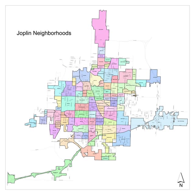 Joplin Neighborhoods Color by Name | PDF