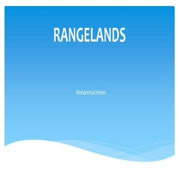Rangelands | PPTX