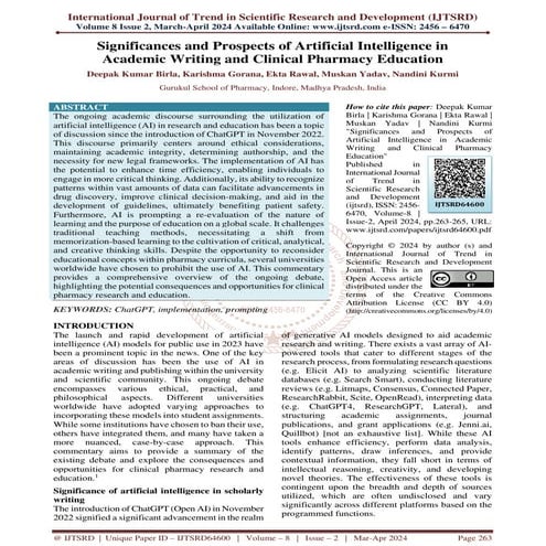 36 Significances and Prospects of Artificial Intelligence in Academic ...